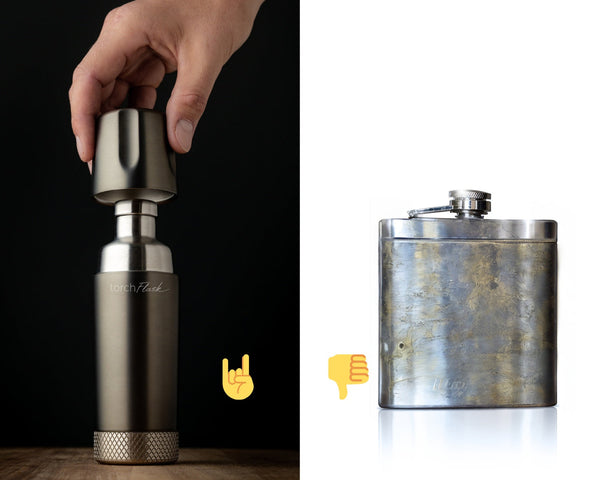 Best Flask for Whiskey - Why Choose The High Camp Torch Flask. - High ...