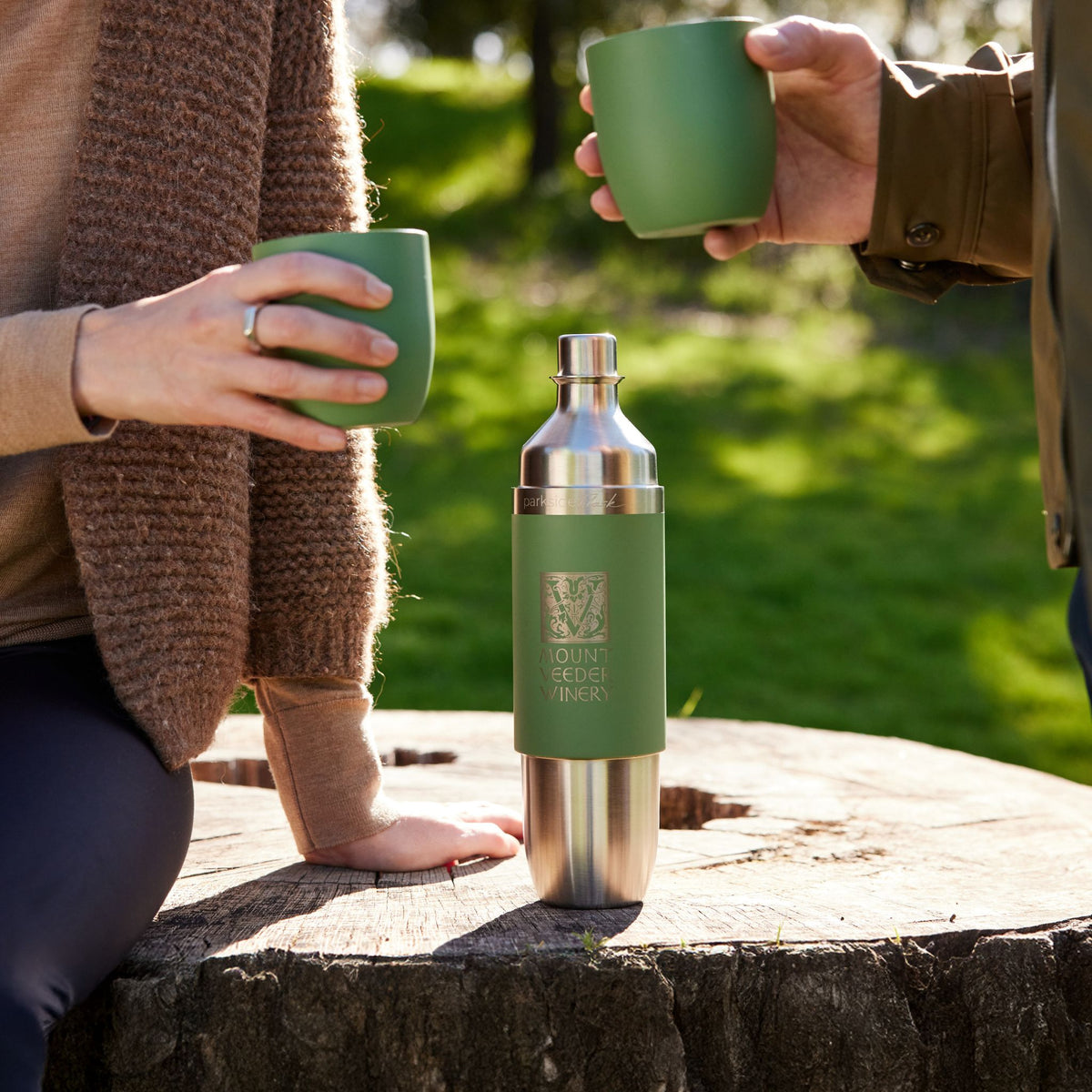 Custom Engraved Parkside Flask™ - Personalized Wine Flask | High Camp ...