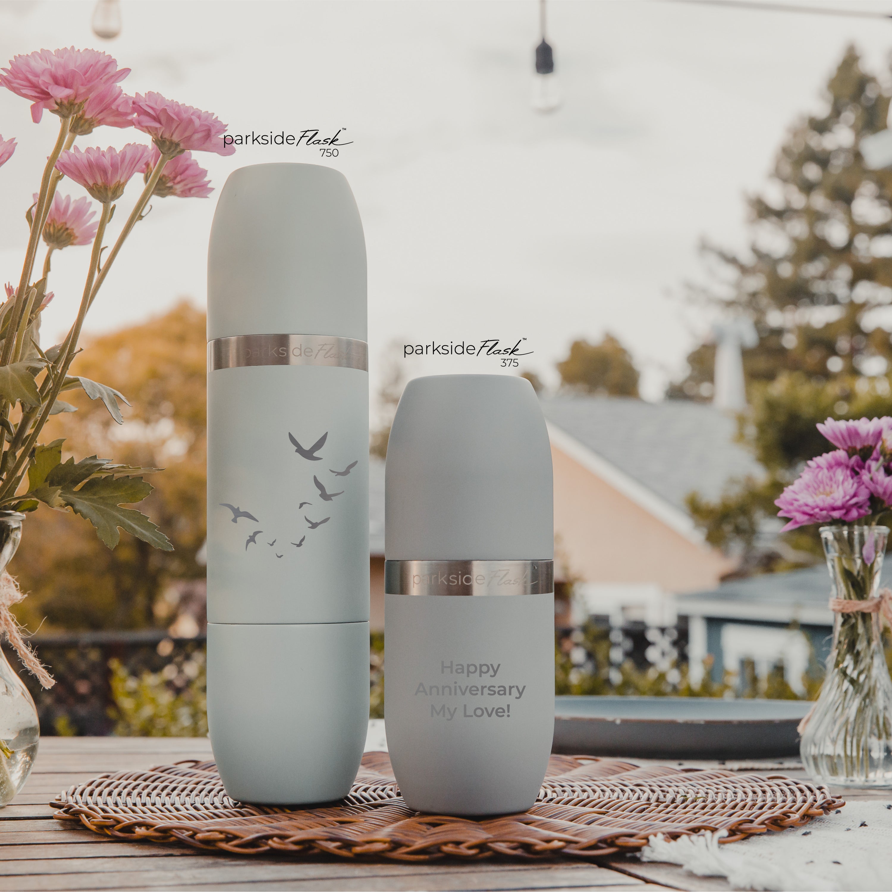 Custom Engraved Parkside Flask™ - Personalized Wine Flask | High Camp ...