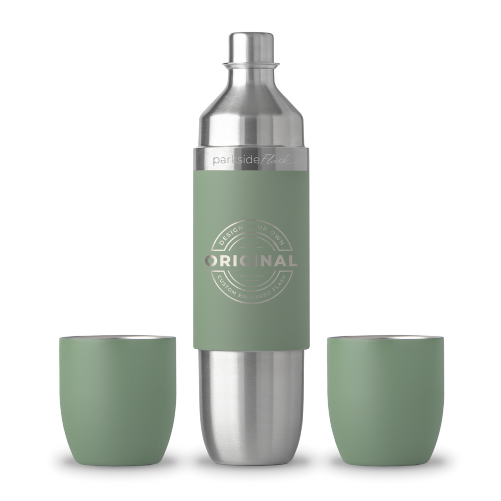 Custom Engraved Parkside Flask™ - Personalized Wine Flask | High Camp ...