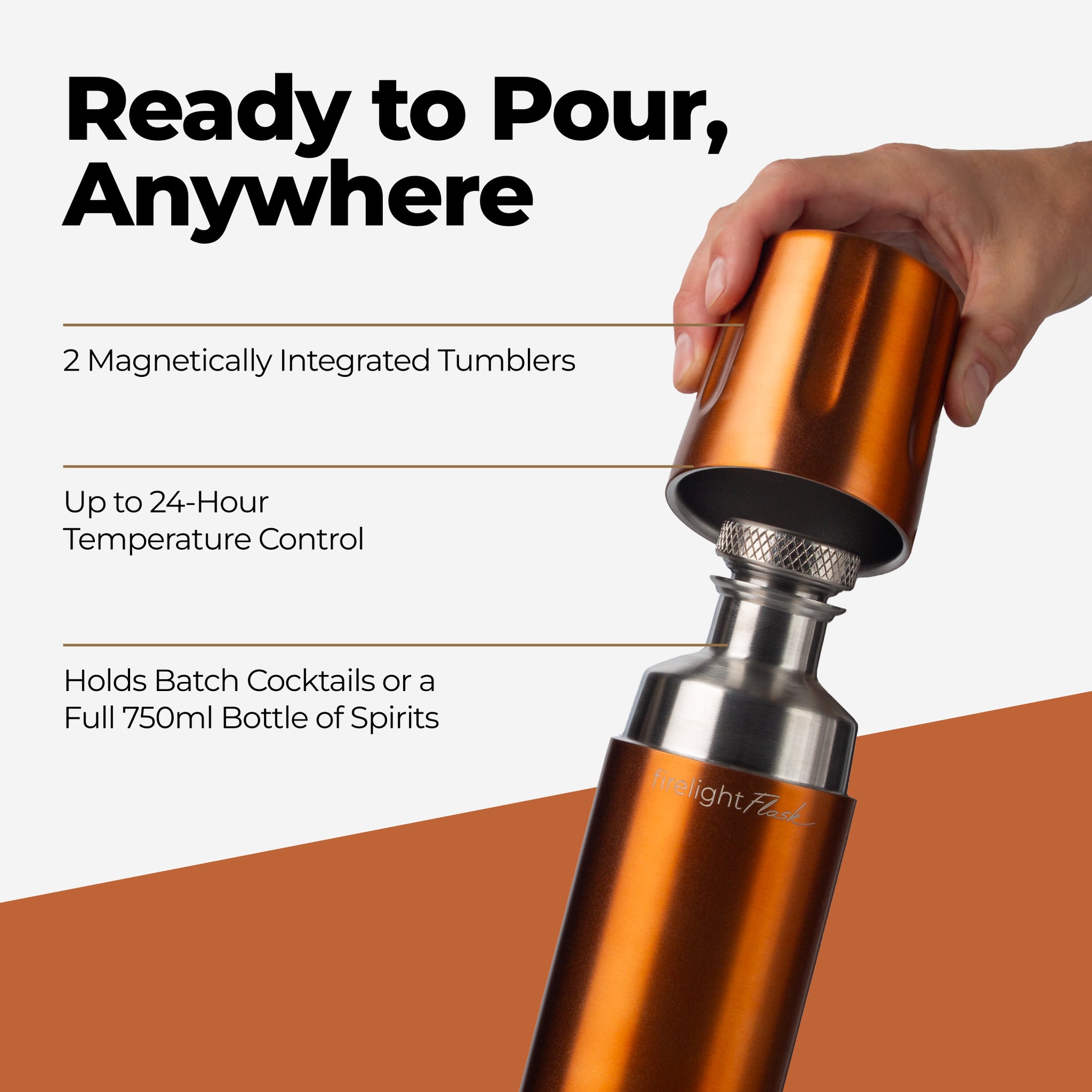 Firelight Flask® - Premium Flask w/ Tumblers | High Camp - High Camp Flasks