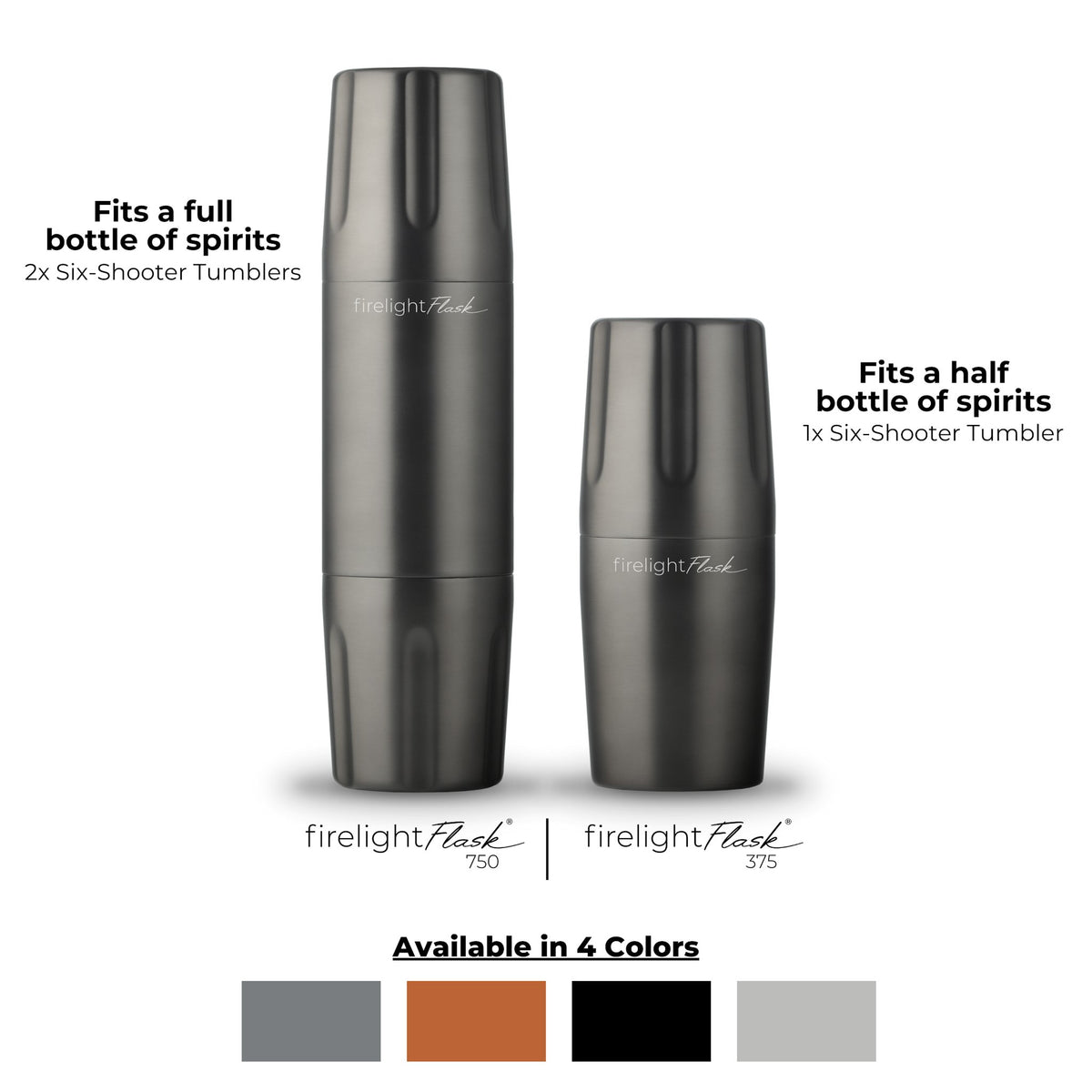 Firelight Flask® - Premium Flask w/ Tumblers | High Camp - High Camp Flasks