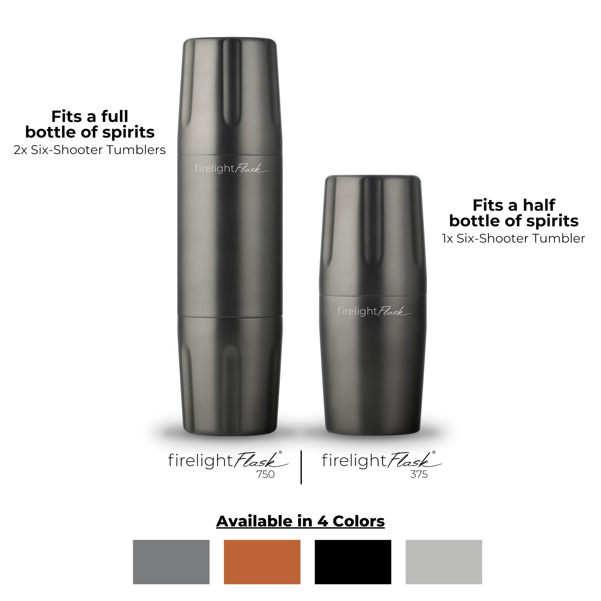 Firelight Flask® - Premium Flask w/ Tumblers | High Camp - High Camp Flasks