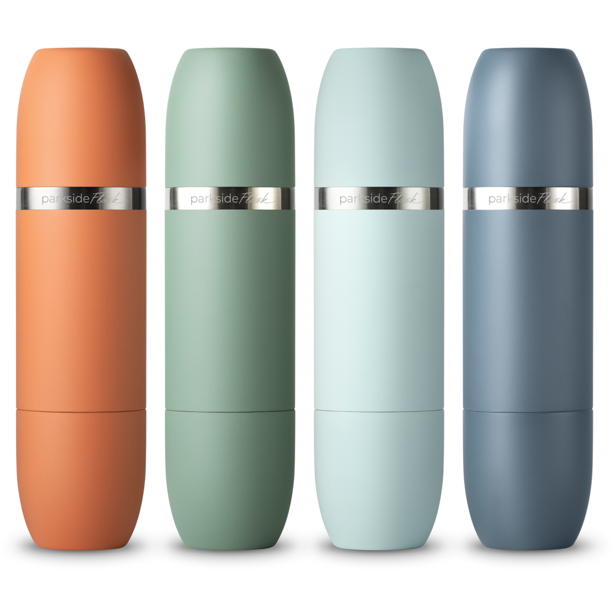 Parkside Flask - Wine Flask + Stemless Glasses | High Camp Flasks