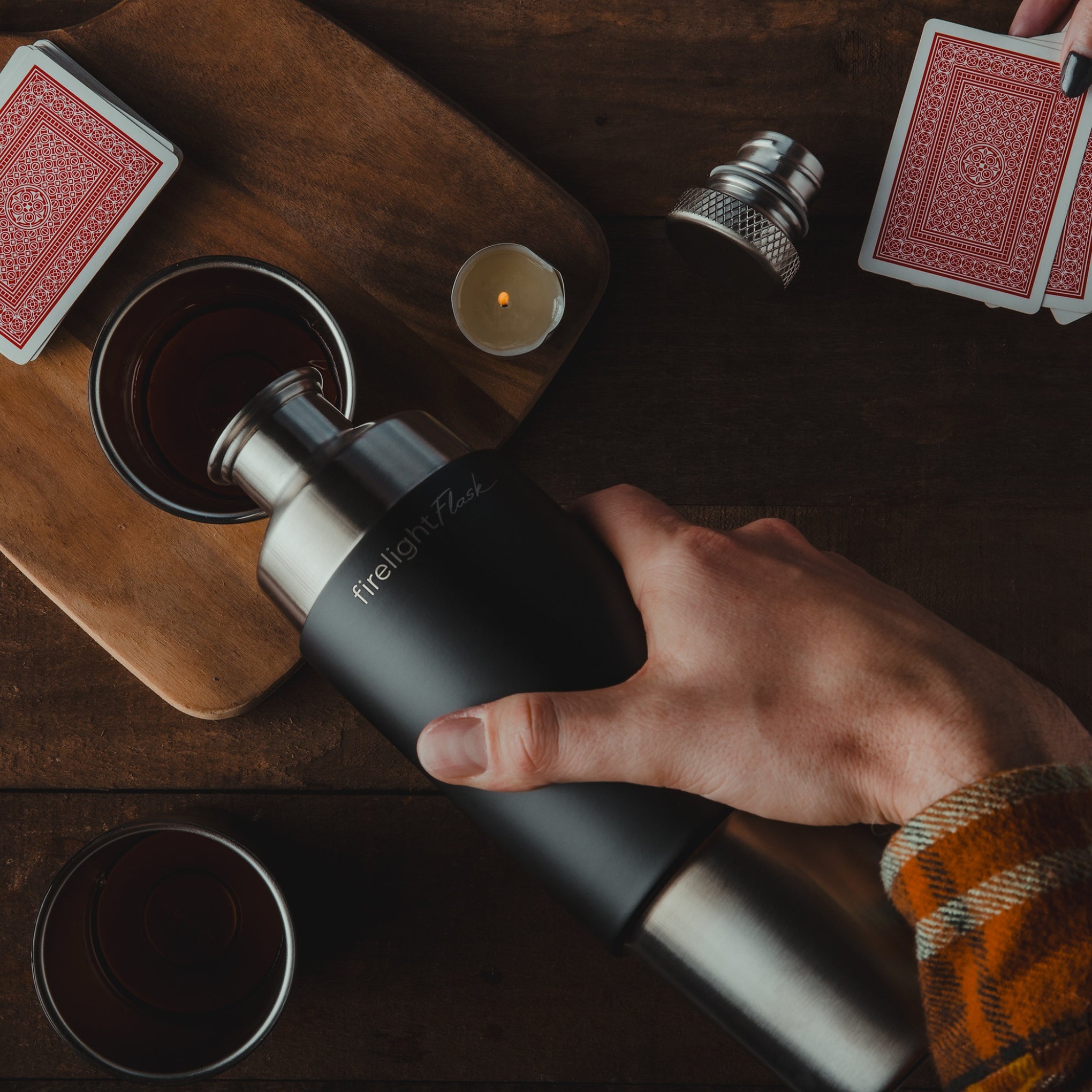 Firelight Flask® - Premium Flask w/ Tumblers | High Camp - High Camp Flasks