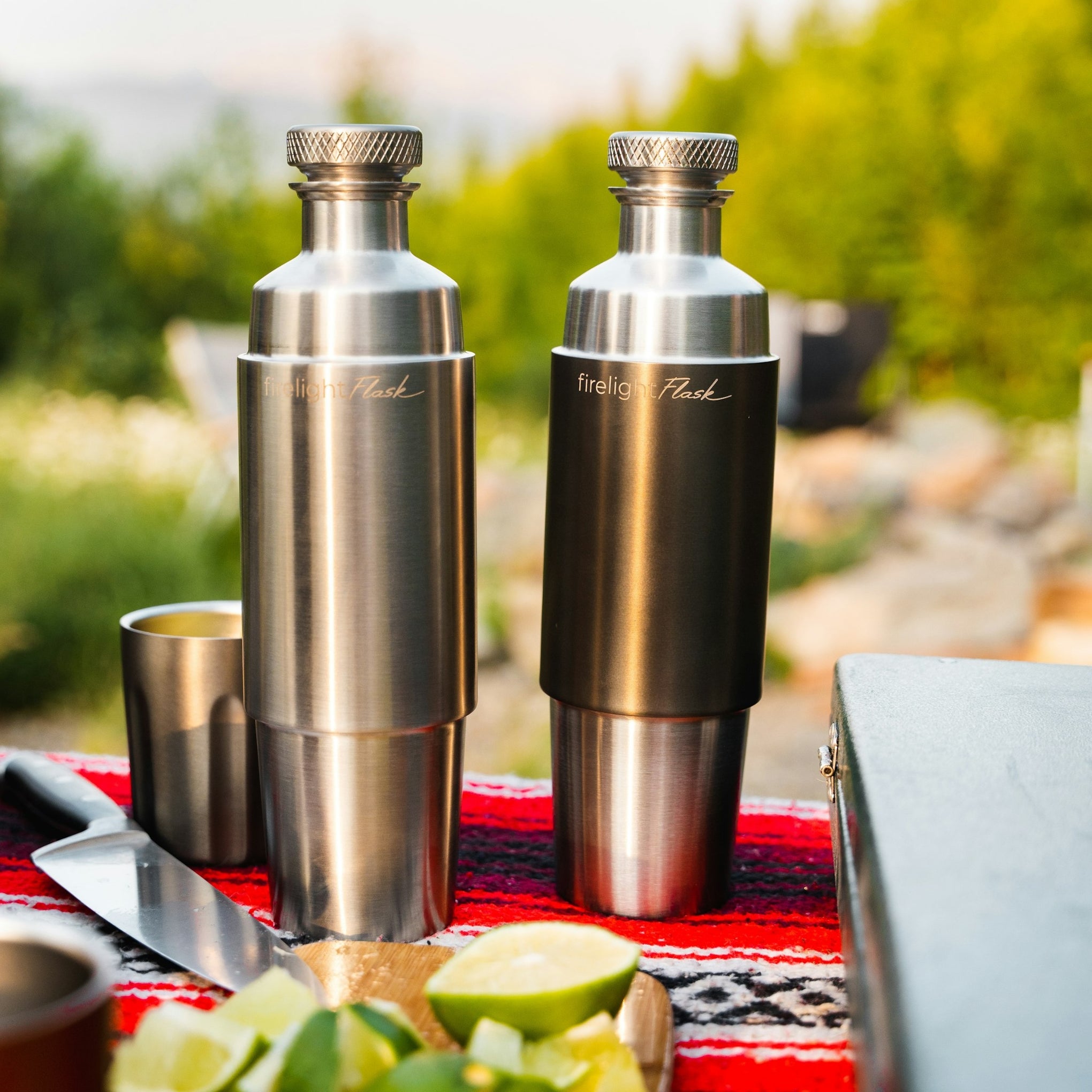 Firelight Flask® - Premium Flask w/ Tumblers | High Camp - High Camp Flasks