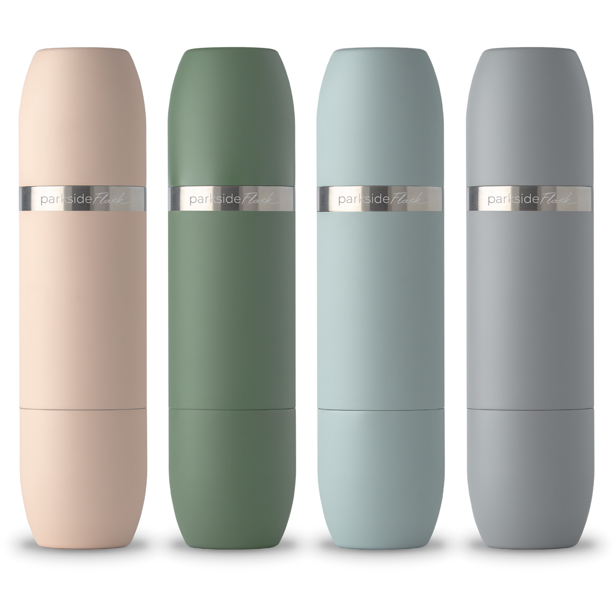 Parkside Flask - Wine Flask + Stemless Glasses | High Camp Flasks