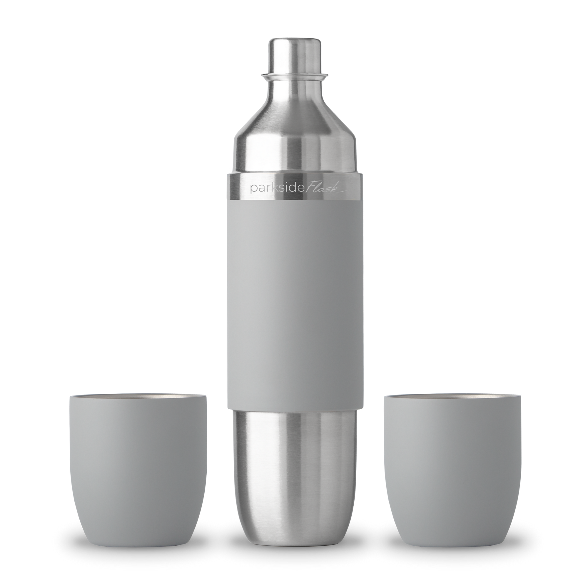 Parkside Flask - Wine Flask + Stemless Glasses | High Camp Flasks