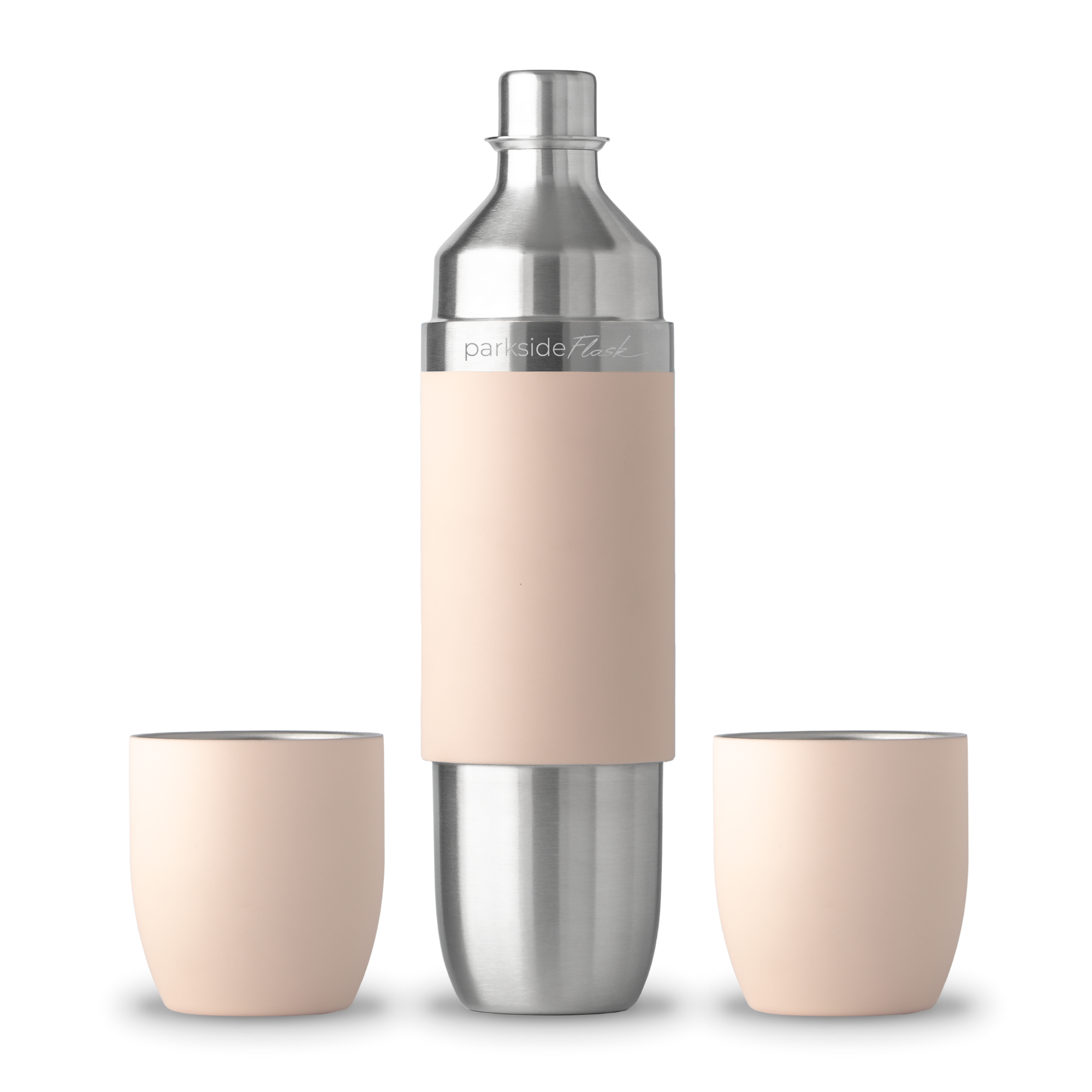 Parkside Flask - Wine Flask + Stemless Glasses | High Camp Flasks