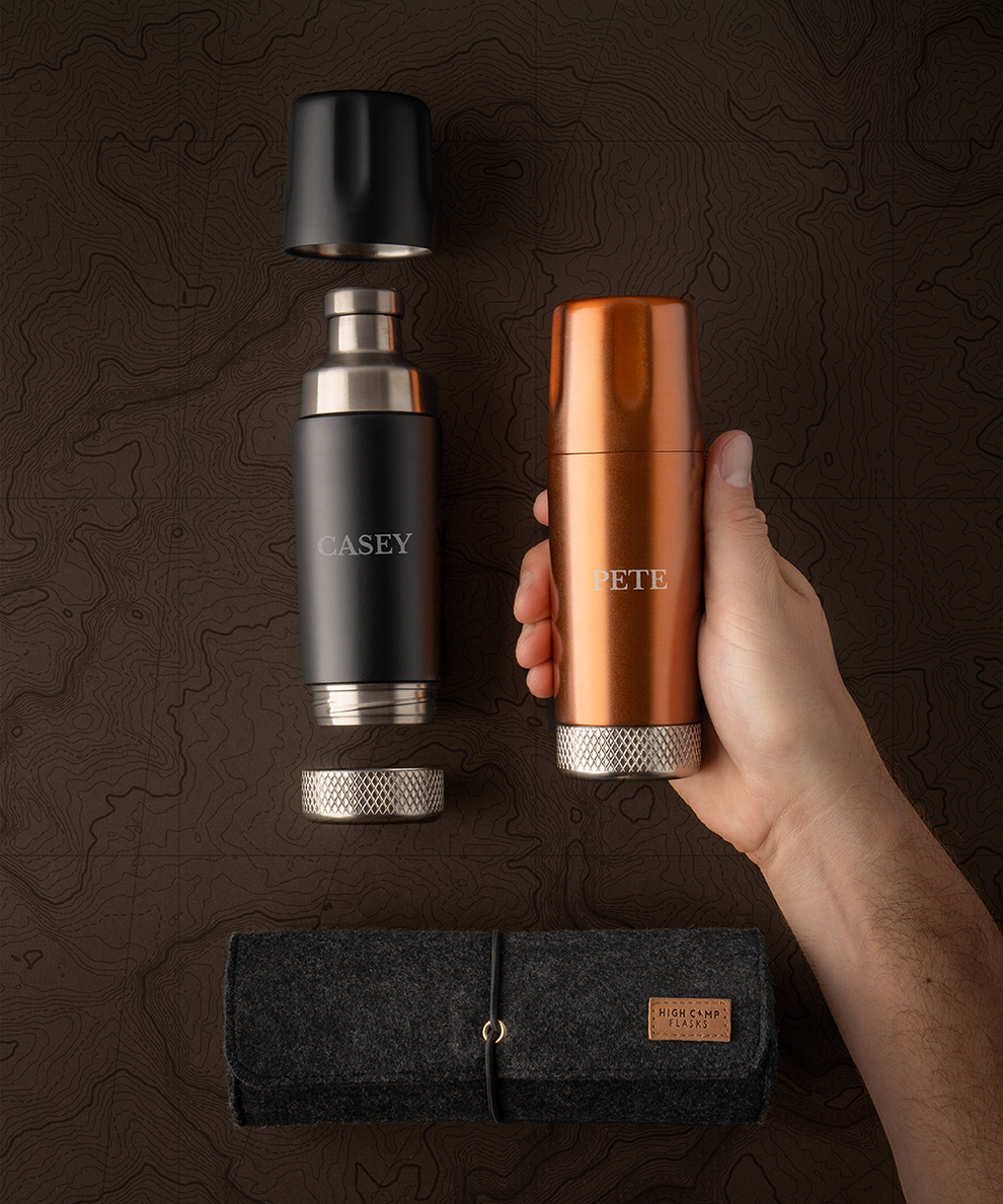 Torch™ Flask - The Reinvented Pocket Flask | High Camp Flasks